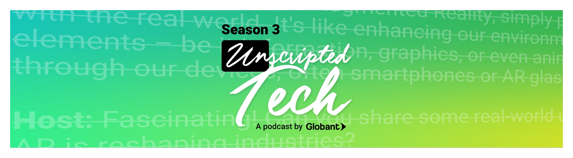 Nuevo episodio de Unscripted Tech: El impacto de la IA en la industria de servicios financieros ...