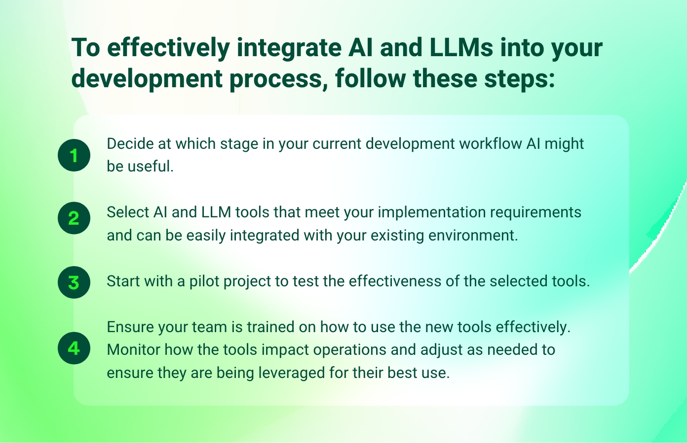AI in software development: Maximizing efficiency with LLMs | Globant Blog
